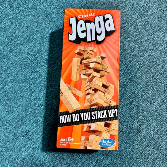 Hasbro | Toys | New Hasbro Classic Jenga Geniune Hardwood Block ...